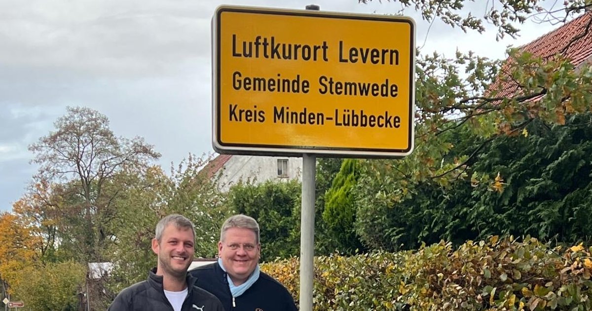 Levern bekommt neue Ortseingangsschilder | Gemeinde Stemwede