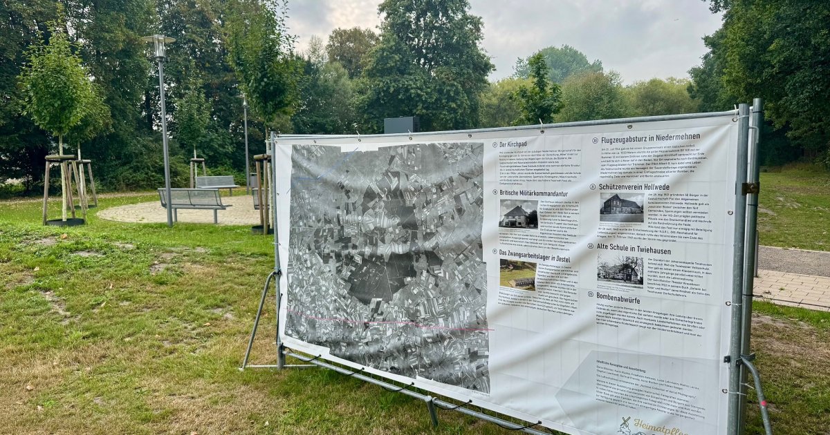 Neue Ausstellung: Luftaufnahmen zeigen Stemwede vor 80 Jahren ...